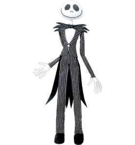 amscan nightmare before christmas jack skellington poseable prop, pack of 1, black and white