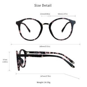 LifeArt Blue Light Blocking Glasses, Anti Eyestrain, Computer Reading Glasses, Gaming Glasses, TV Glasses for Women Men, Anti Glare (Black, No Magnification)