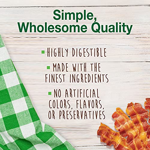 Nylabone Healthy Edibles Natural Dog Chews Long Lasting Bacon Flavor Treats for Dogs, X-Large/Souper (2 Count)