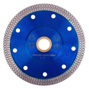 GoYonder 4.5 Inch Super Thin Diamond Saw Blade for Cutting Porcelain Tiles,Granite Marble Ceramics (4.5" -Blue (10 pcs))