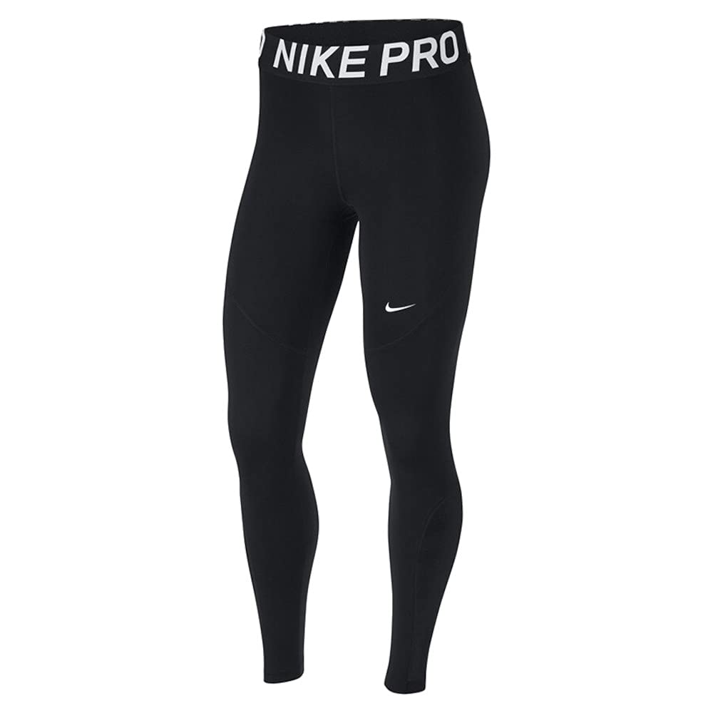 Nike Women's Pro Tight (Black/White, X-Large)