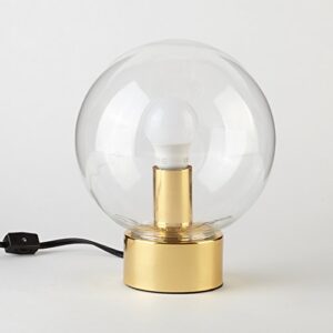 urban shop bulb orb lamp, gold