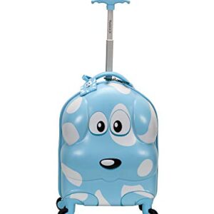 Rockland Jr. Kid's My First Luggage - Hardside Spinner Luggage, Puppy, Carry-On 16-Inch