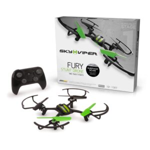 sky viper fury stunt drone, black/green