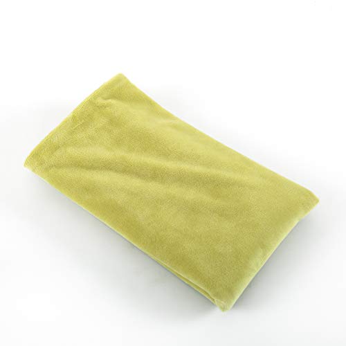 EVOLIVE Soft Micromink, Faux Fur, Faux Suede, Faux Velvet Body Pillow Cover 21"x54" Replacement with Zipper Closure (21"x54" Body Pillow Cover, Lime)