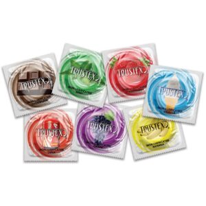 trustex flavor condoms asst case