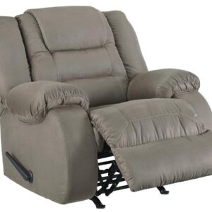 Signature Design by Ashley McCade Contemporary Manual Pull Tab Rocker Recliner, Gray