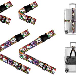 Picasso Girl before a Mirror Travel Luggage Strap Suitcase Security Belt. Heavy Duty & Adjustable. Travel Essentials Accessories. TSA Compliant. 2 Luggage Straps & 2 Add A Bag Straps. 4-Piece Set.