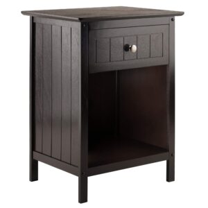 winsome blair accent table, coffee, 18.9 x 14.96 x 25