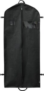 simple houseware 60-inch heavy duty garment bag for suits, tuxedos, dresses, coats