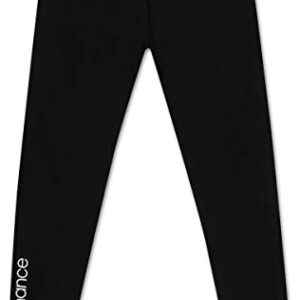 Calvin Klein Girls' Legacy Performance Leggings, Black Ck, 8-10