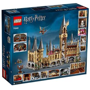 LEGO Harry Potter Hogwarts Castle Building Set, Harry Potter Activity Kit with Minifigures, Wands, Boats, a Spider, and Gryffindor and Hufflepuff Accessories; Collectible Model for Adults, 71043