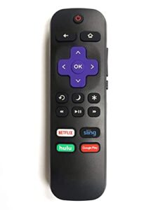 insignia roku tv remote w/volume control & tv power button for all insignia roku tv no pairing not for roku player (box) not for roku stick!!