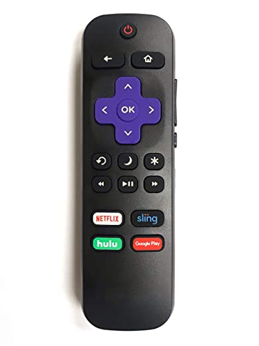 Insignia ROKU TV Remote w/Volume Control & TV Power Button for All Insignia Roku TV NO Pairing NOT for Roku Player (Box) NOT for Roku Stick!!