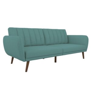 novogratz 2115829n brittany futon, light blue