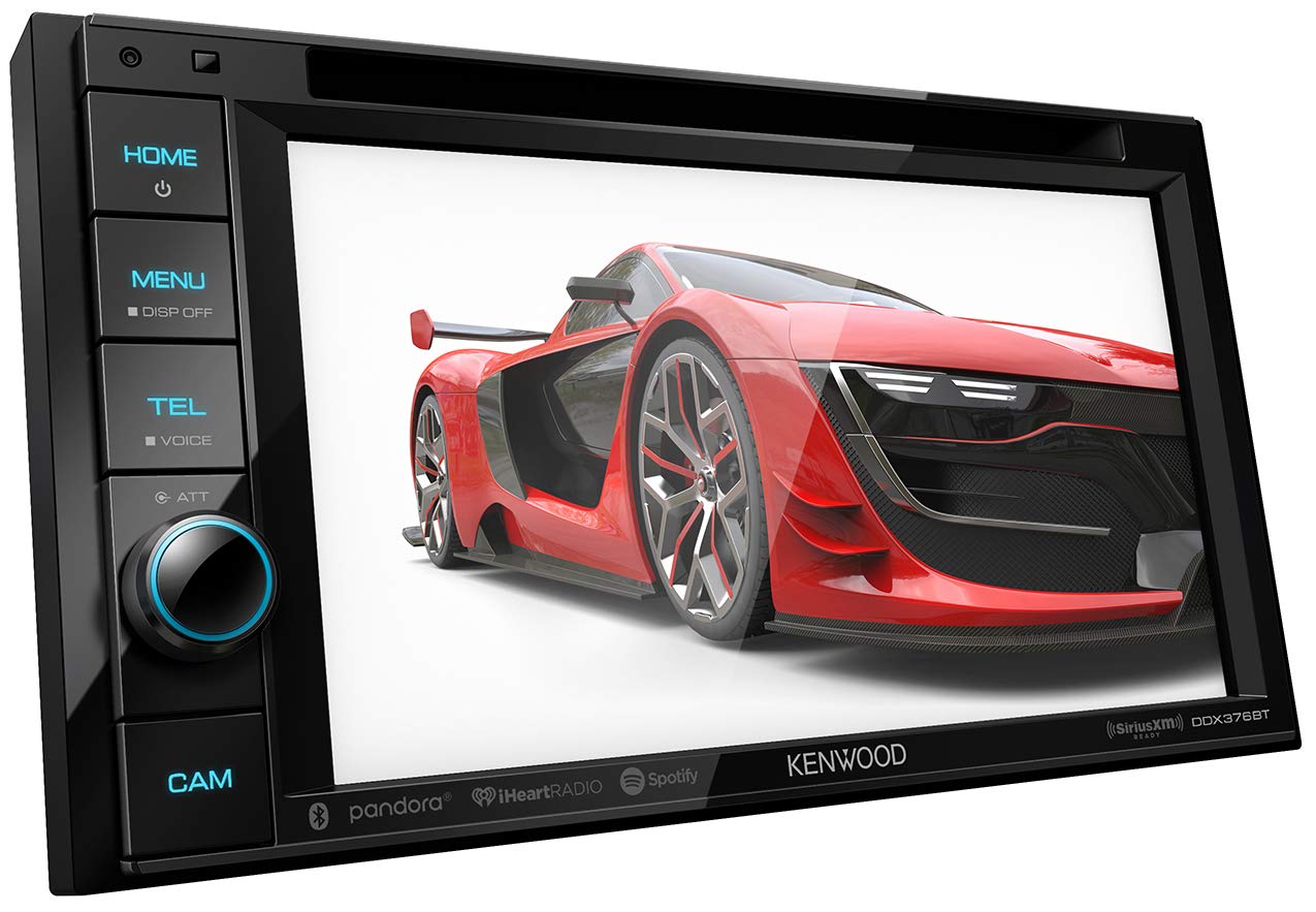 Kenwood DDX376BT 6.2" in-Dash Car DVD Monitor Bluetooth Receiver w/USB/AUX