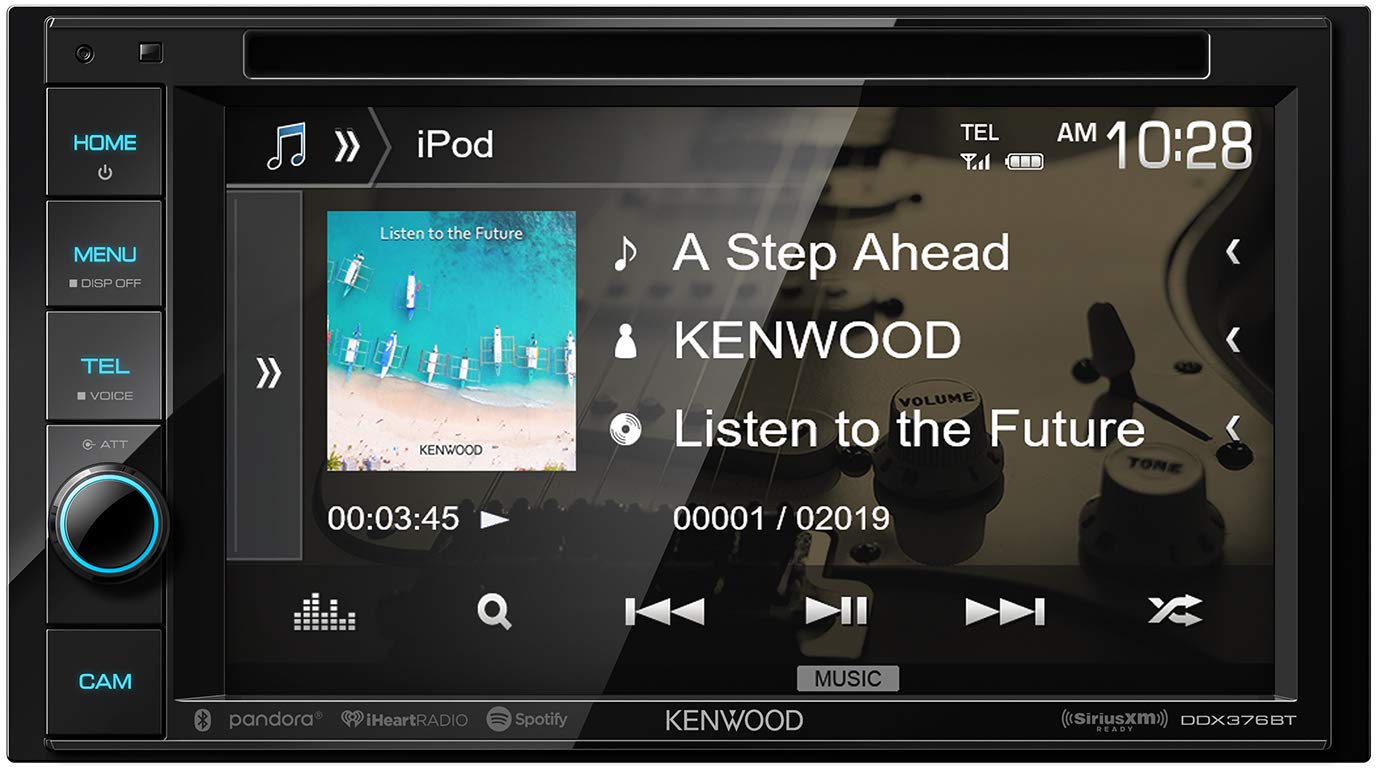 Kenwood DDX376BT 6.2" in-Dash Car DVD Monitor Bluetooth Receiver w/USB/AUX