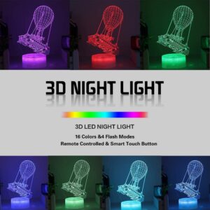 Hoofun Battle Bus Night Light: Lamps with 3D Stereo Vision and Remote Control, Desk Light for Battleroyal Players Modelling, Night Light for Boys Girls Birthday Christmas Festival Gifts