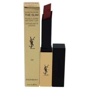 yves saint laurent rouge pur couture the slim matte lipstick - 11 ambiguous bei women 0.08 oz, (cosysl014)