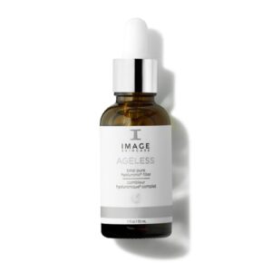 image skincare, ageless total pure hyaluronic 6 filler, facial hydration serum, fill in look of fine lines and smooth appearance of wrinkles, 1 fl oz