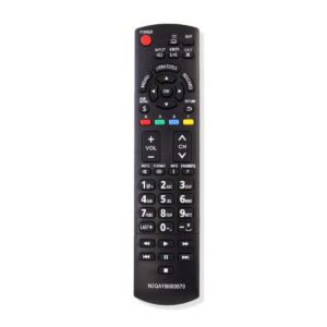 new n2qayb000570 remote replaced for panasonic n2qayb000570 tc-32lx34 tc-32lx44s tc-42px34 tc-50px34 tc-60ps34 tc-60ps34ua tc-l37e3 tc-l37u3 tc-l42e3 tc-l42e30 tc-l42u30 tv