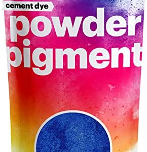 Hemway Grout Dye Pigment Concrete Colour Powder Render Mortar Pointing Powdered Brick Toner (3.6oz / 100g, Metallic Sapphire Blue)