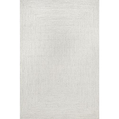 nuLOOM Wynn Braided Indoor/Outdoor Accent Rug, 2x3, Ivory