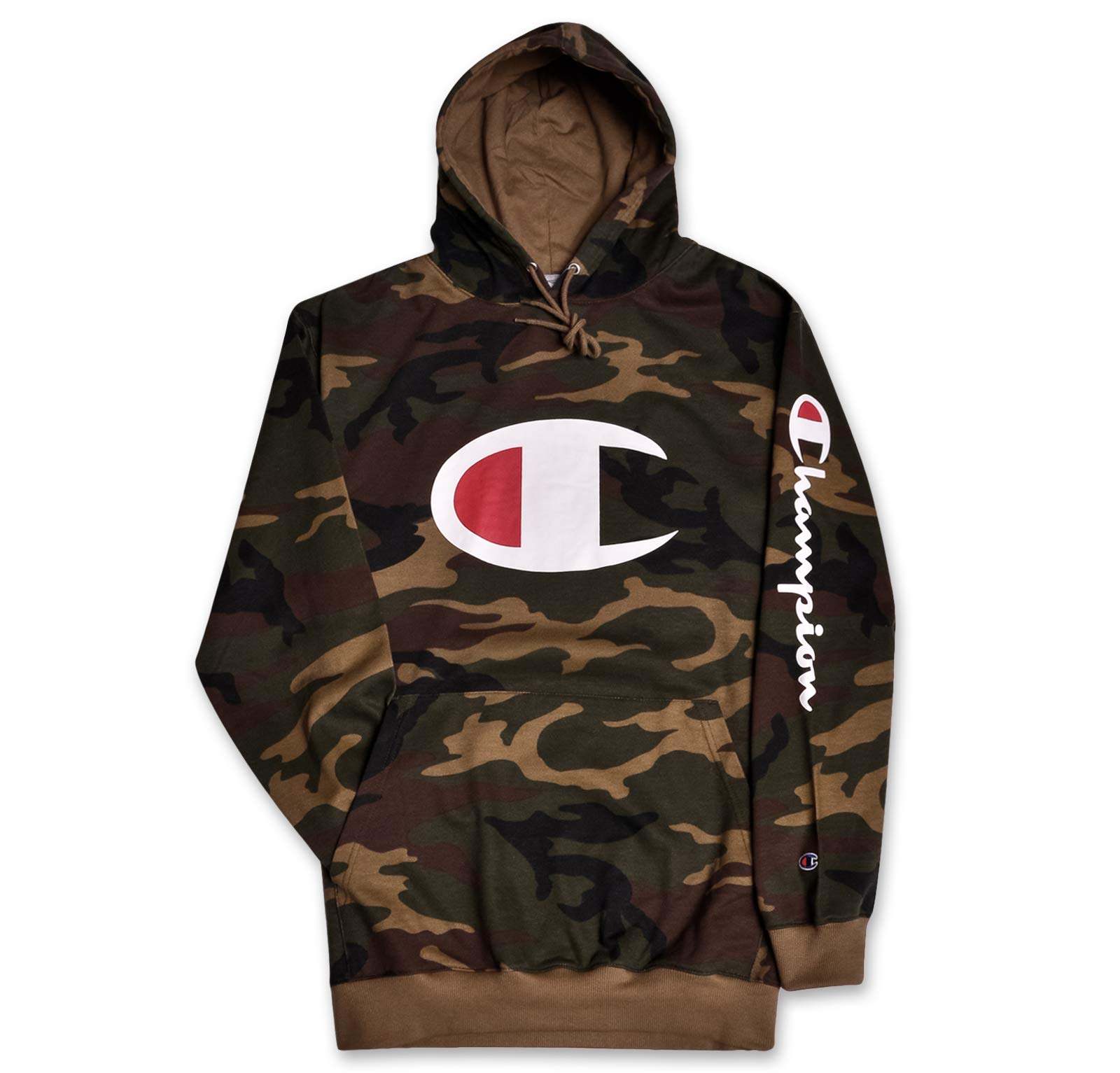 Champion Hoodie for Men Big And Tall Mens Oversized Pullover Fleece Sweatshirt Camo