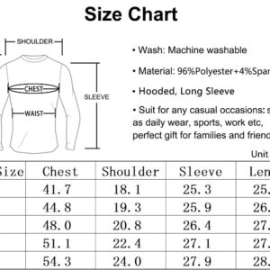 YuKaiChen Mens Hoodies Casual Midweight Long Sleeve Sweatshirt Dark Grey Medium