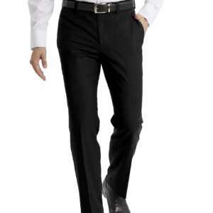 Calvin Klein Men Modern Fit Dress Pant, Black, 30W x 34L