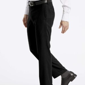 Calvin Klein Men Modern Fit Dress Pant, Black, 30W x 34L