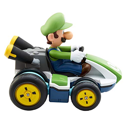 Super Mario 08988-PLY Nintendo Mario Kart 8 Luigi Mini Anti-Gravity Rc Racer 2.4Ghz, with Full Function Steering Create 360 Spins, Whiles & Drift Up To 100" Range - For Kids Ages 4 Plus