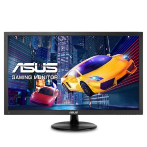 asus vp248qg 24” full hd 1920x1080 1ms dp hdmi vga adaptive sync/freesync eye care monitor, black