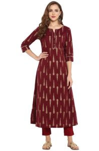 janasya indian women's tunic tops cotton kurti for women