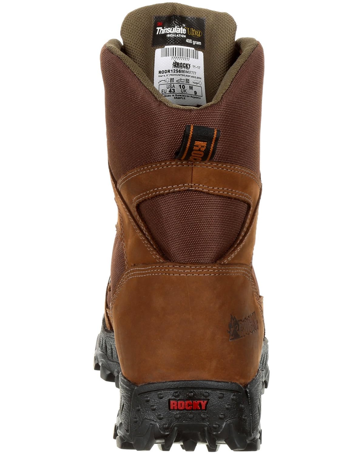 ROCKY Ridgetop 600G Insulated Waterproof Outdoor Boot Size 10(M)