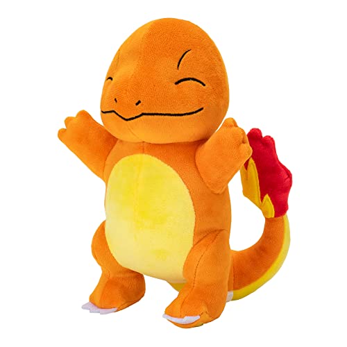 Pokémon 8" Charmander Plush - Officially Licensed - Quality & Soft Stuffed Animal Toy - Add to Your Collection! - Great Gift for Kids, Boys & Girls