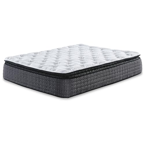 Signature Design by Ashley Full Size Limited Edition by 11 inch Plush Pillowtop Hybrid Mattress with Lumbar Support Gel Memory Foam