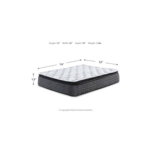 Signature Design by Ashley Full Size Limited Edition by 11 inch Plush Pillowtop Hybrid Mattress with Lumbar Support Gel Memory Foam