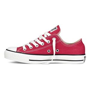 Converse Low TOP RED Chuck Taylor Sneakers, Red, 11 Women/9 Men