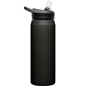 CamelBak eddy+ Water Bottle with Straw 25oz - Insulated Stainless Steel, Black