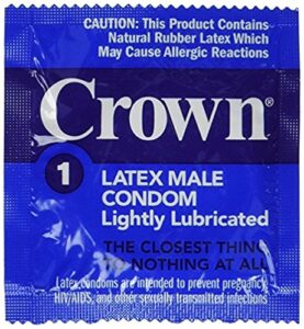 okamoto crown condoms - 50 bulk count (50 pack)