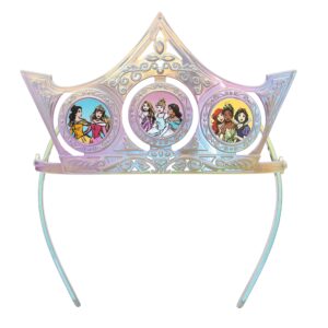 essential platinum princess tiara, official disney princess 100 years of wonder costume accessory, one size