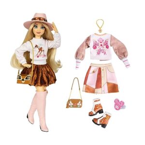 Disney ily 4EVER Dolls Disney 100 - Bambi 11.5" Tall with 13 Points of Articulation, Two Complete Mix-and-Match Outfits and Glittery Mickey Ring for You!