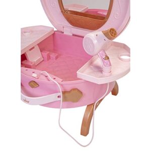 Disney Princess Vanity Style Collection Light Up and Style Vanity - Lights & Realistic Sound Styling Tools