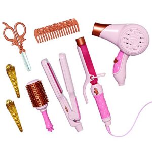 Disney Princess Vanity Style Collection Light Up and Style Vanity - Lights & Realistic Sound Styling Tools