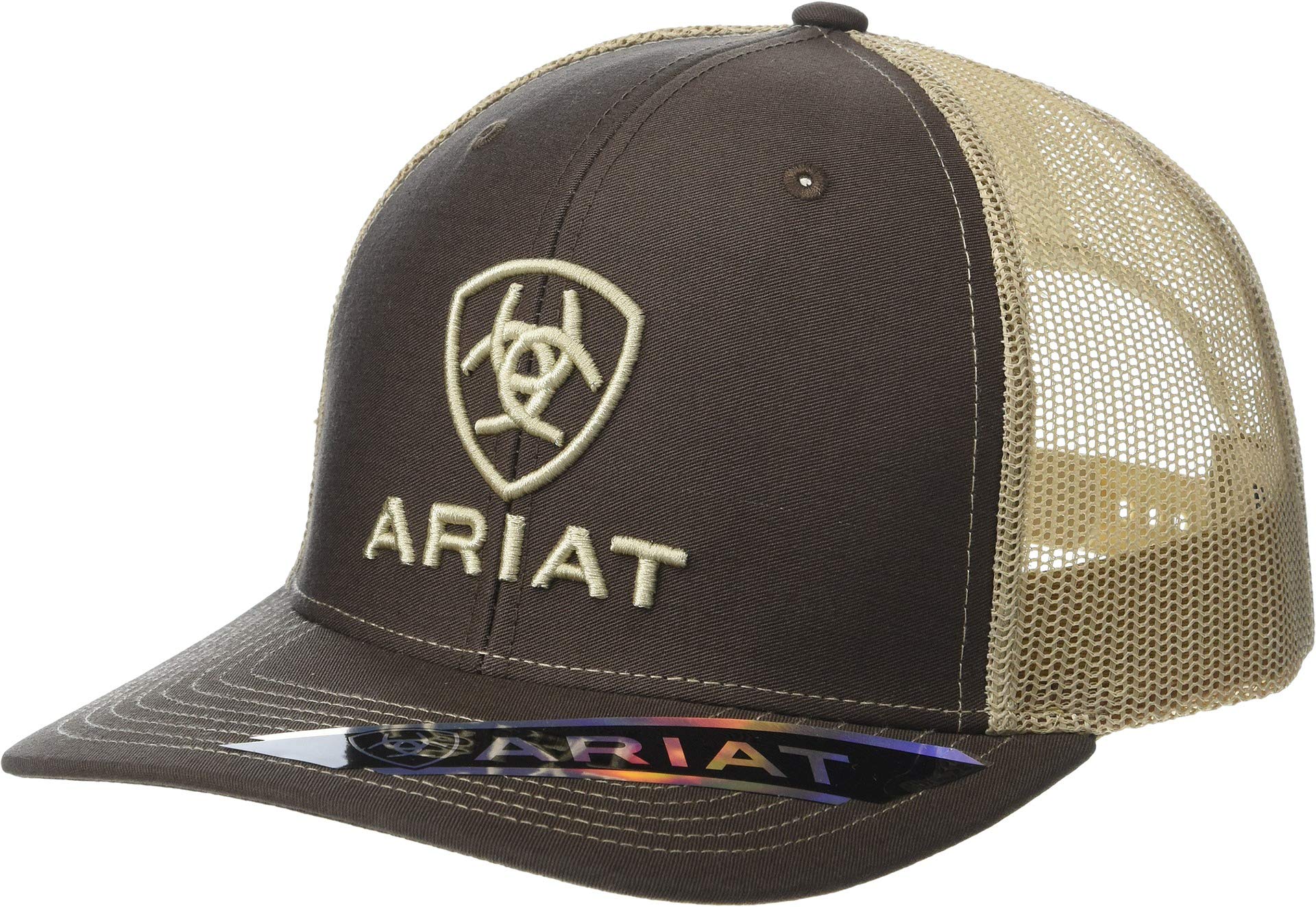 ARIAT Shield Richardson 112 Snapback Cap Brown/Tan One Size