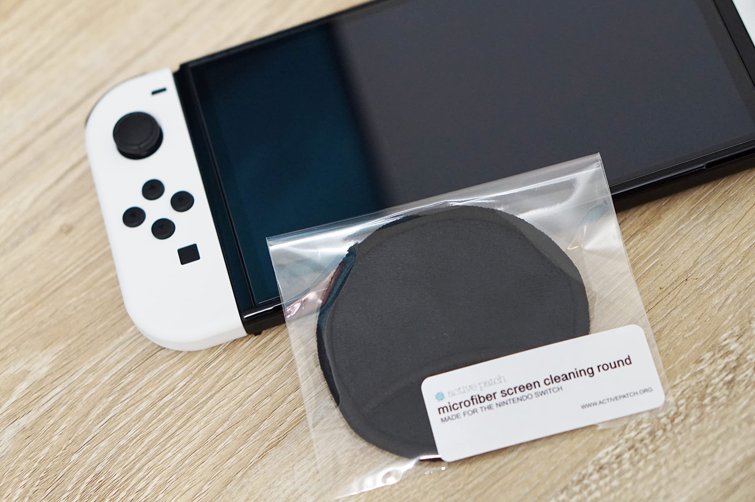 Black Microfiber Screen Cleaner Made for the Nintendo Switch - OLED Compatible | Accessories