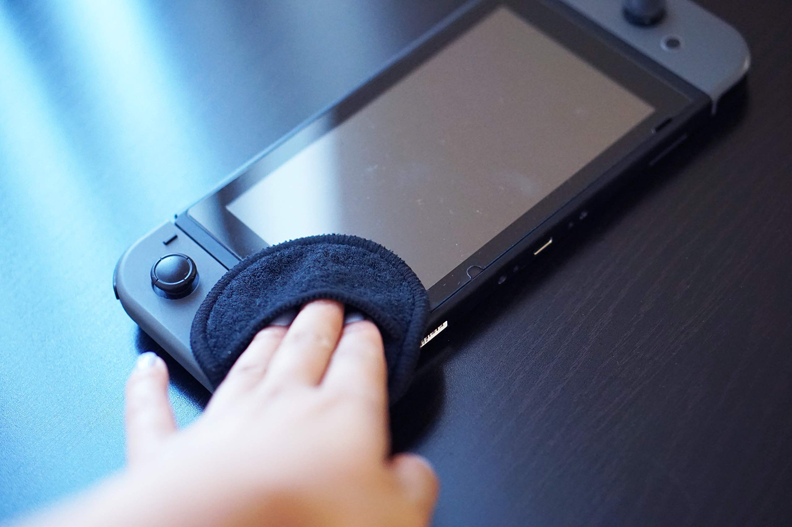 Black Microfiber Screen Cleaner Made for the Nintendo Switch - OLED Compatible | Accessories