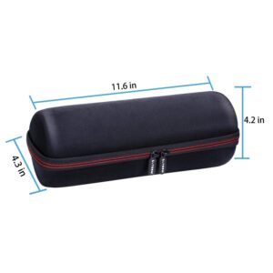 LTGEM Hard Travel Carrying Case for Ultimate Ears BOOM 3/4 Portable Waterproof Bluetooth Speaker and Charger Dock, Black