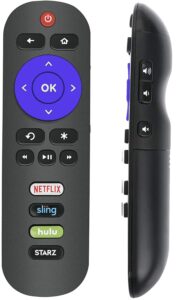 universal remote control for roku tv, compatible with tcl/onn/element/westinghouse/philips/jvc/rca/sanyo roku smart tvs